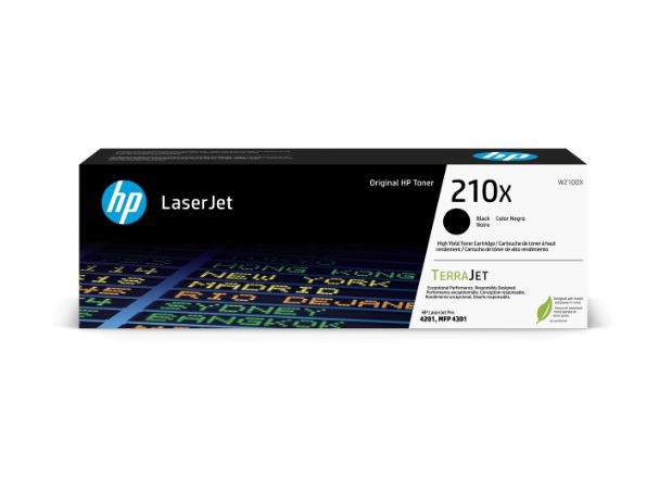 HP 210X (W2100X) Black LaserJet Toner Cartridge (7500 Yield) — A M ...