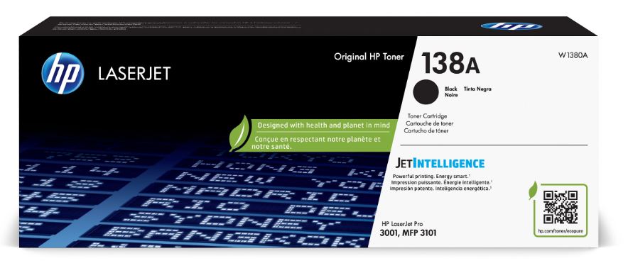 HP 138A (W1380A) Black Original LaserJet Toner Cartridge (1500 Yield ...