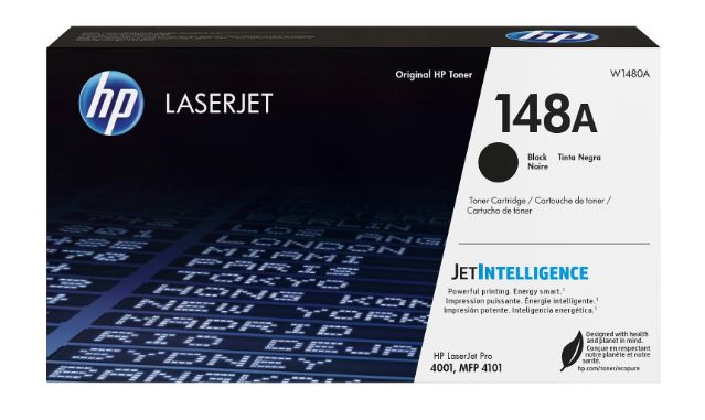 HP 148A (W1480A) Black Original LaserJet Toner Cartridge (2900 Yield ...